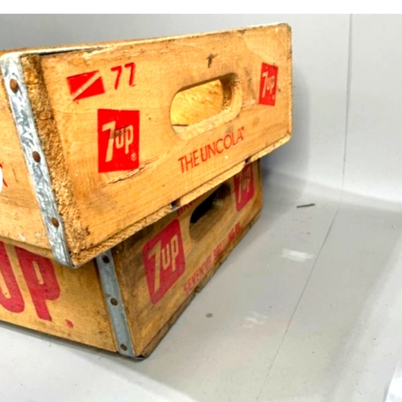 Coca Cola | Storage & Organization | Rare Set Of Four Vtg 7 Up Soda Pop ...